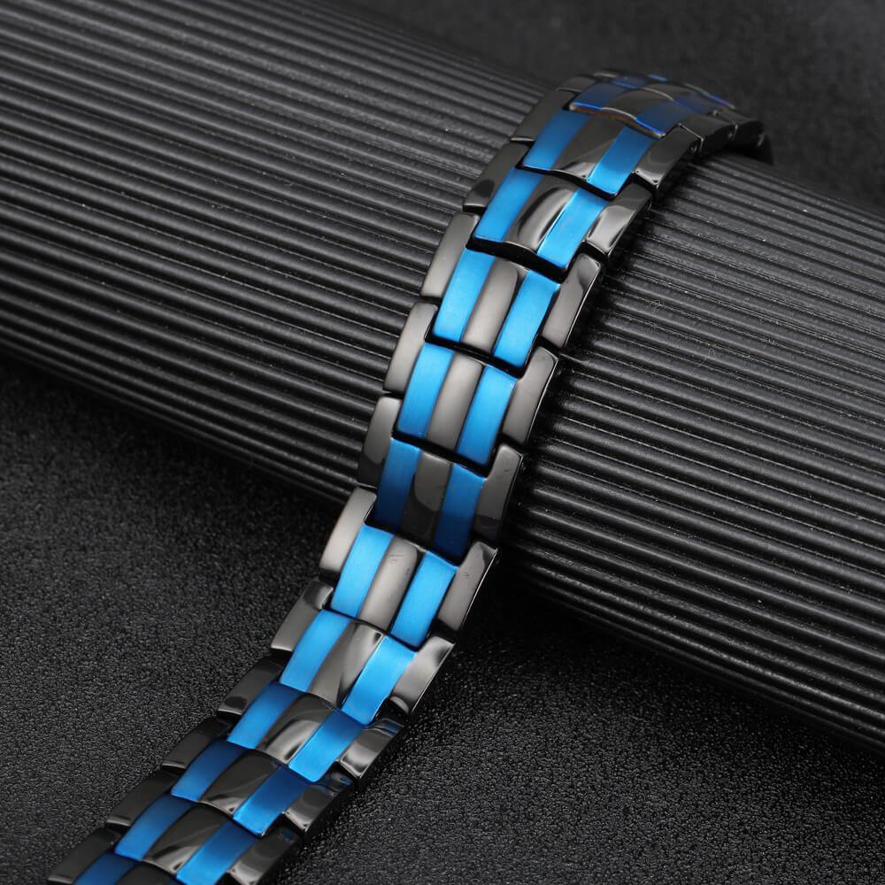 Blue Magnetic Therapy Bracelets | Gauss Therapy