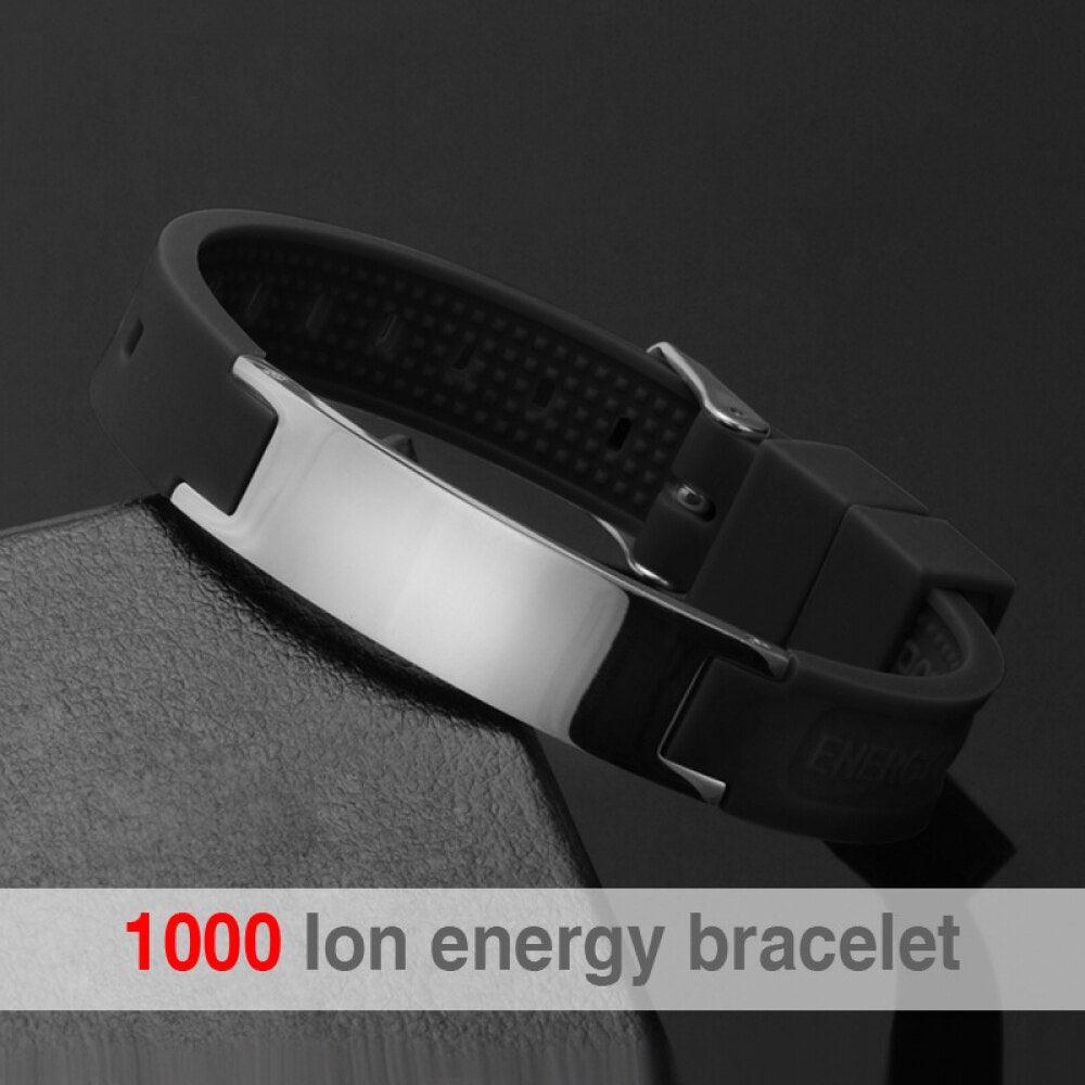 Silicone Bio Energy 4in1 Magnetic Bracelets | Gauss Therapy