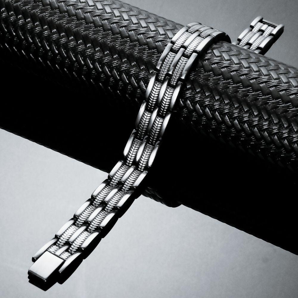 Ultra Strength Gun Metal Copper Magnetic Bracelet | Gauss Therapy