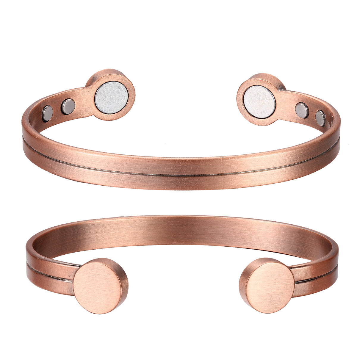 Single Thread Hi-Power Copper Magnetic Bangle – Gauss Therapy